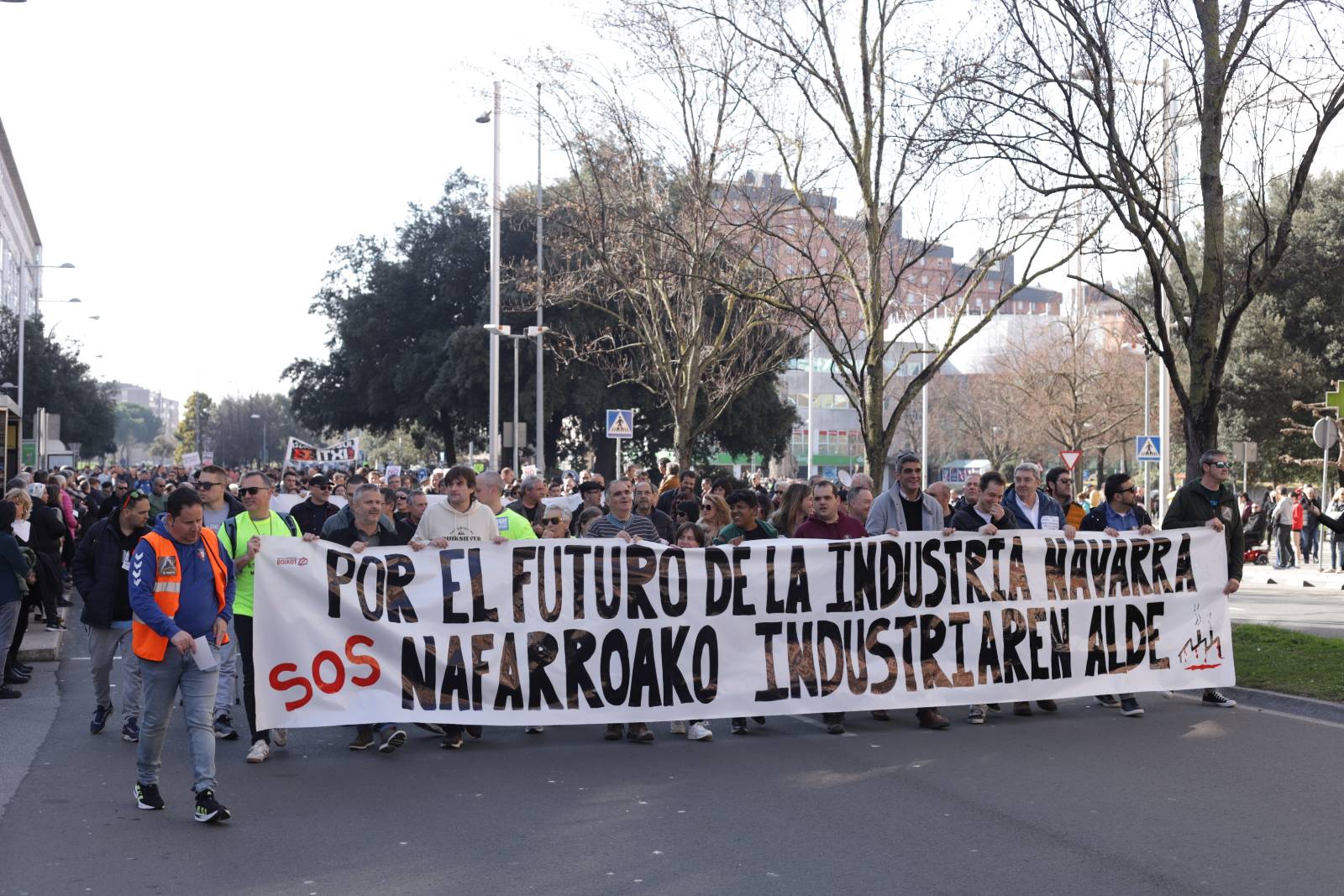Milaka lagun mobilizatu dira Nafarroako industriako kaleratze masiboen ...