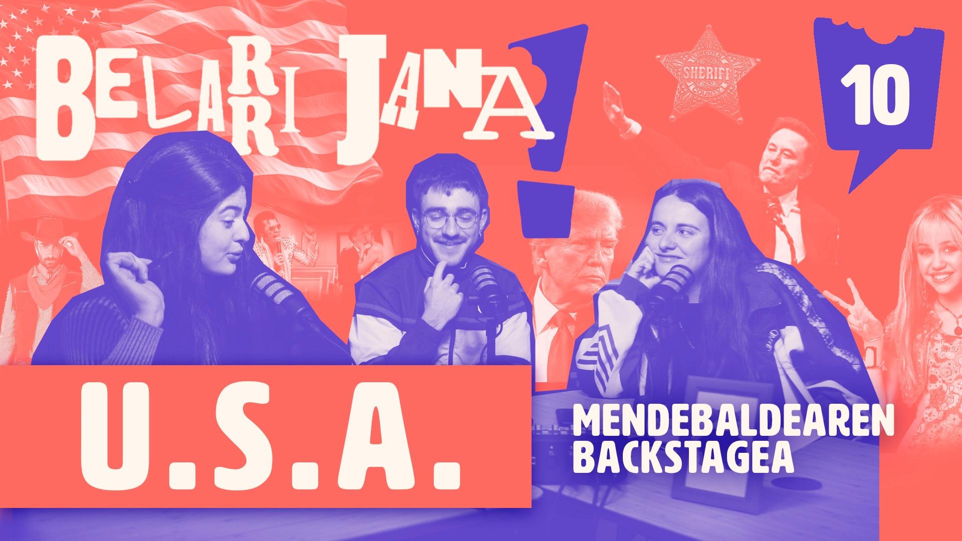 U.S.A. Mendebaldearen backstagea | Belarrijana | Gedar TB | Gedar